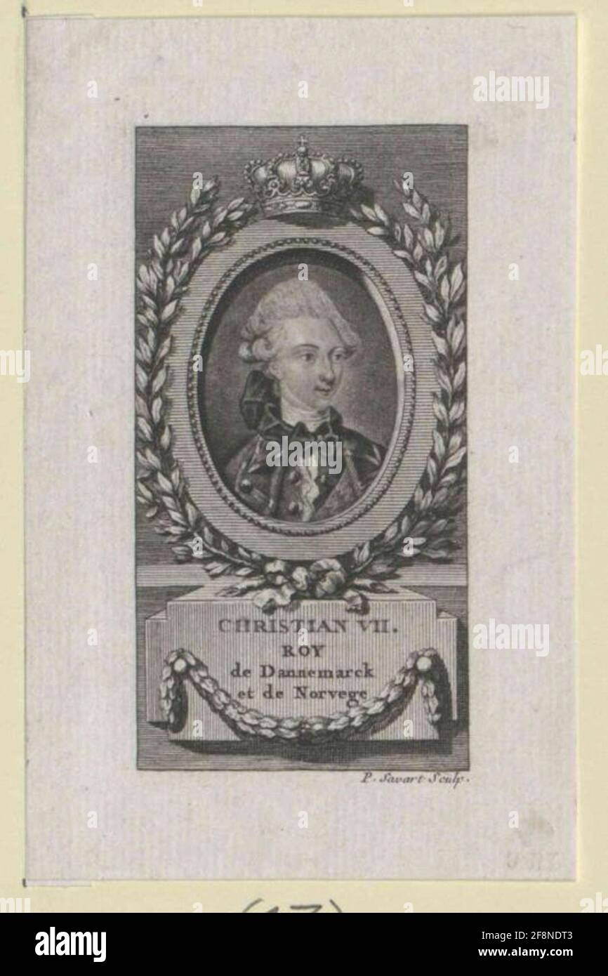 Christian VII., King of Denmark Stock Photo - Alamy