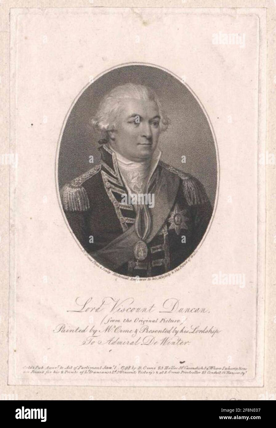 Duncan, 1. Viscount Duncan of Camperdown, Adam Stock Photo - Alamy