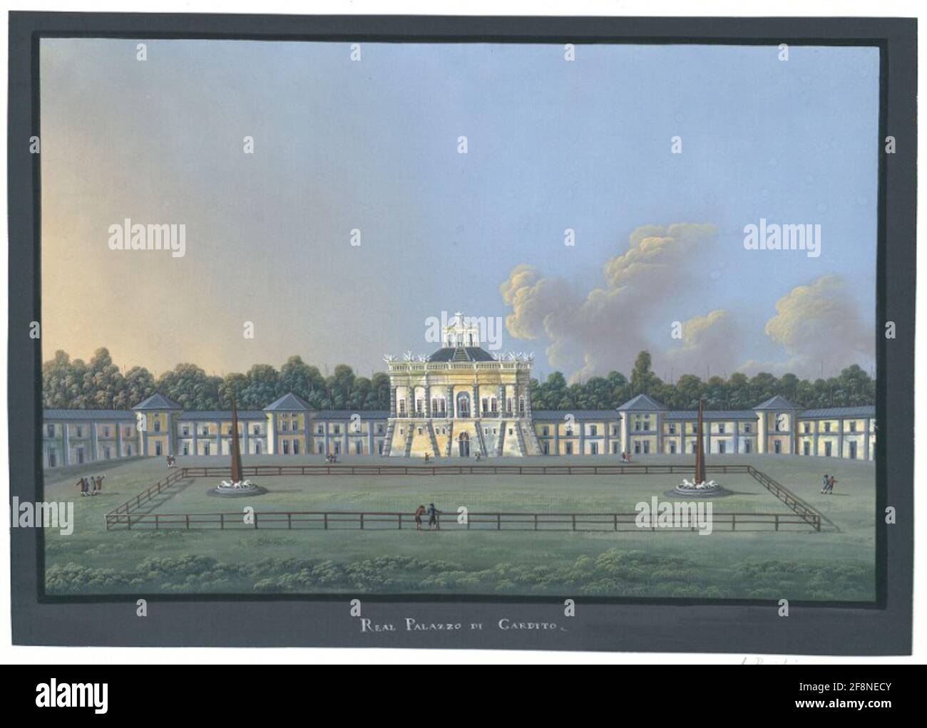 Real cardito palace Stock Photo - Alamy