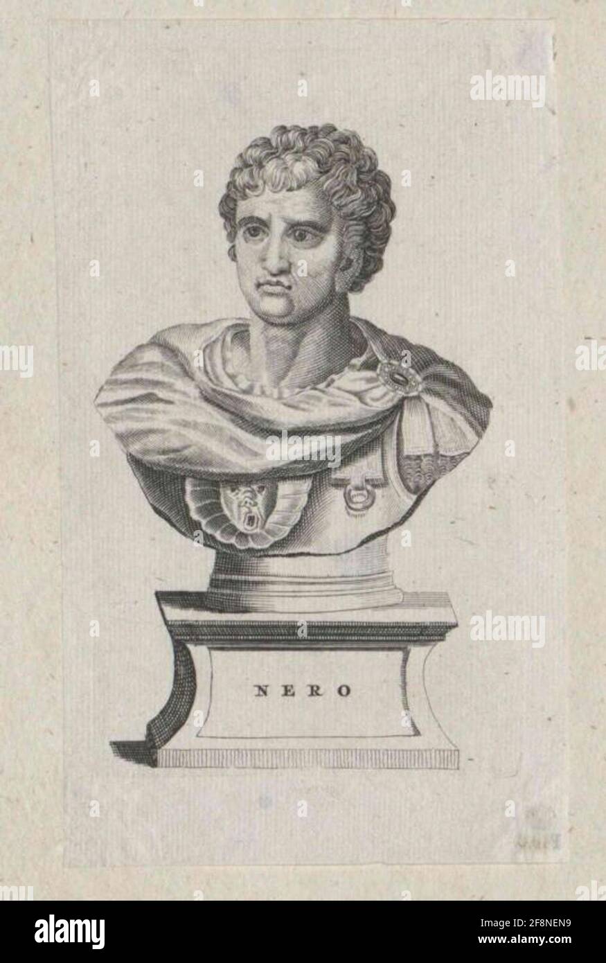 Nero, Roman emperor Stock Photo - Alamy