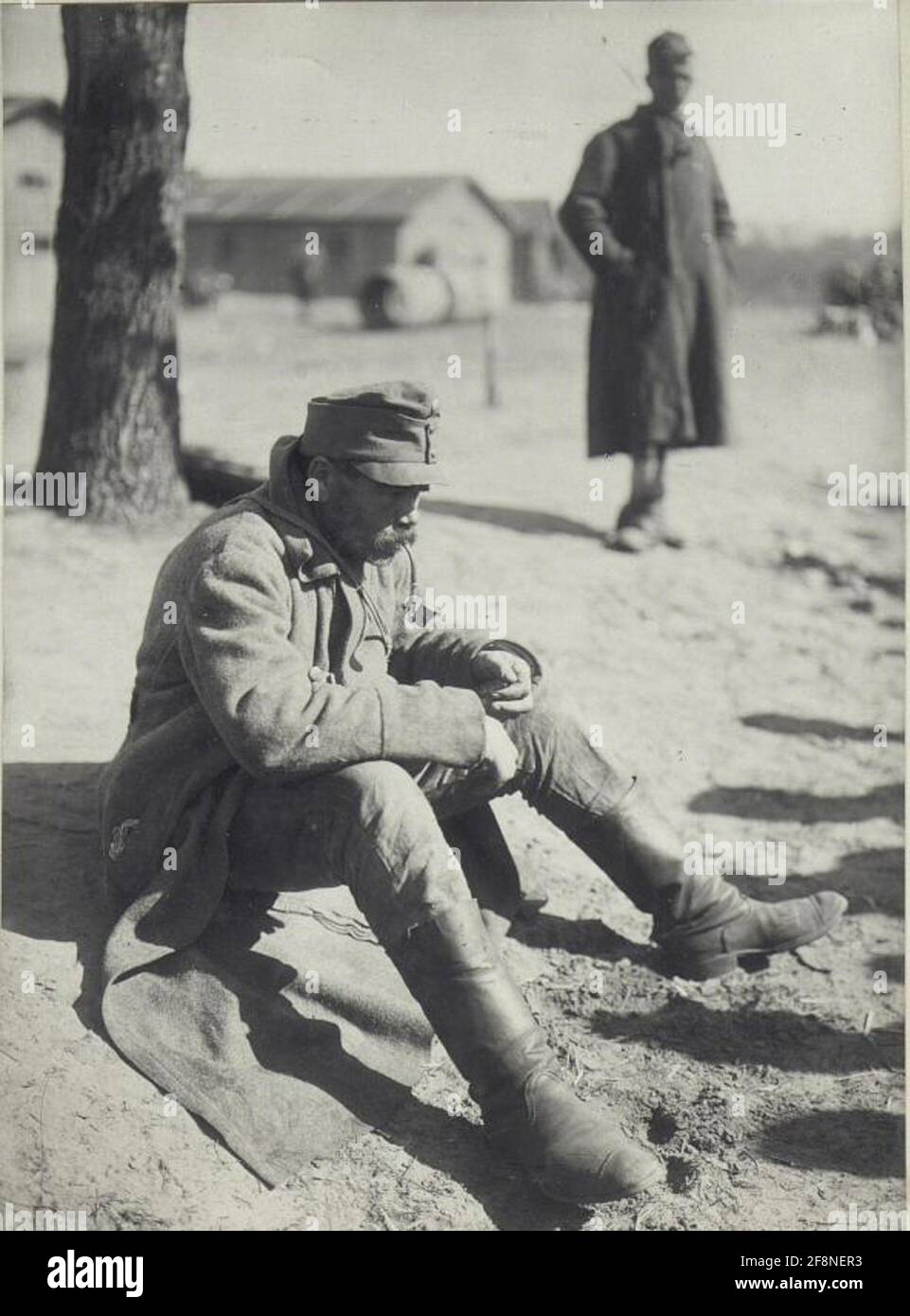 Illustration of prisoners and also returning from captivity soldiers at ...