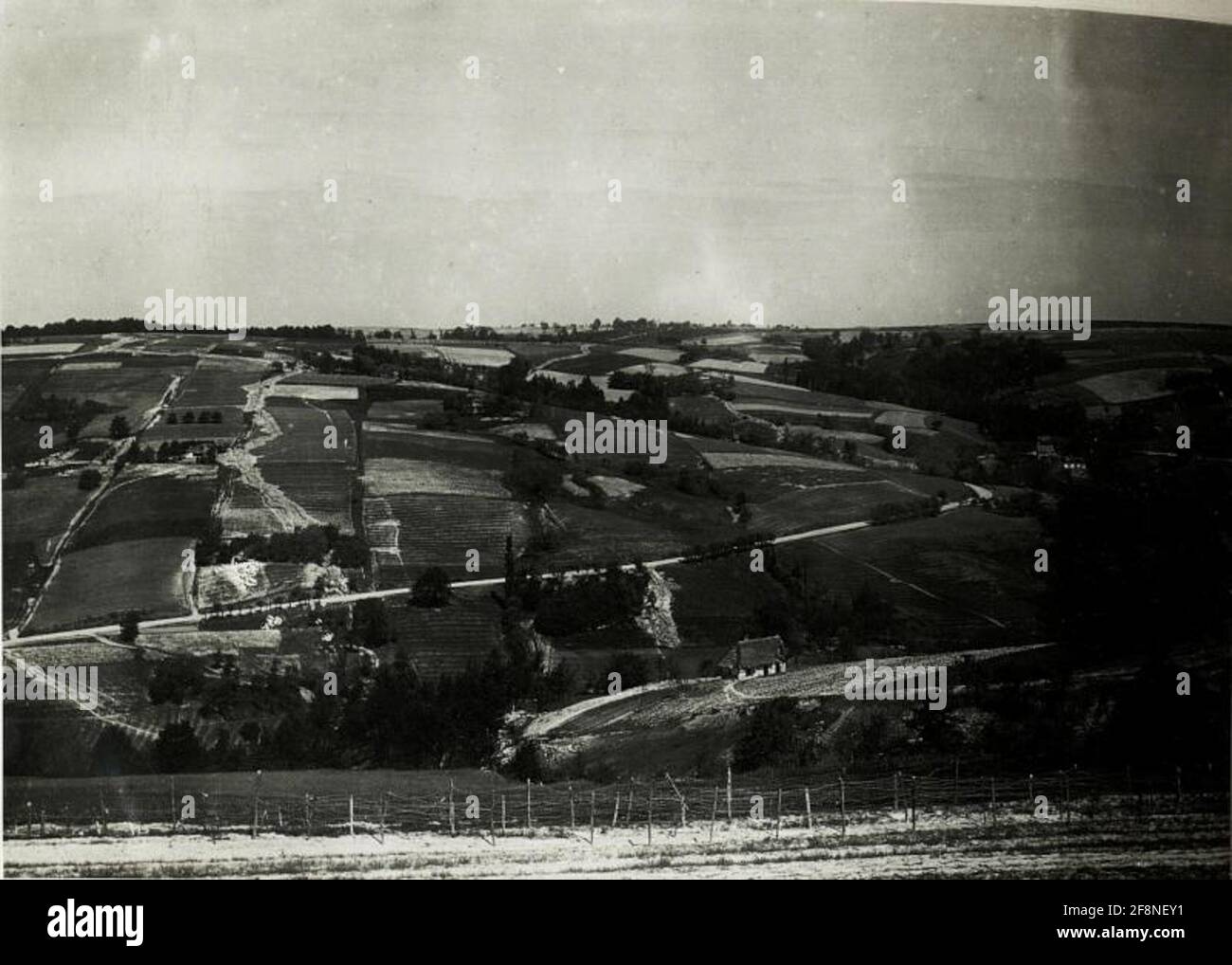View from the Ditch of the 14th Infantry Regiment, Machine Gun ...
