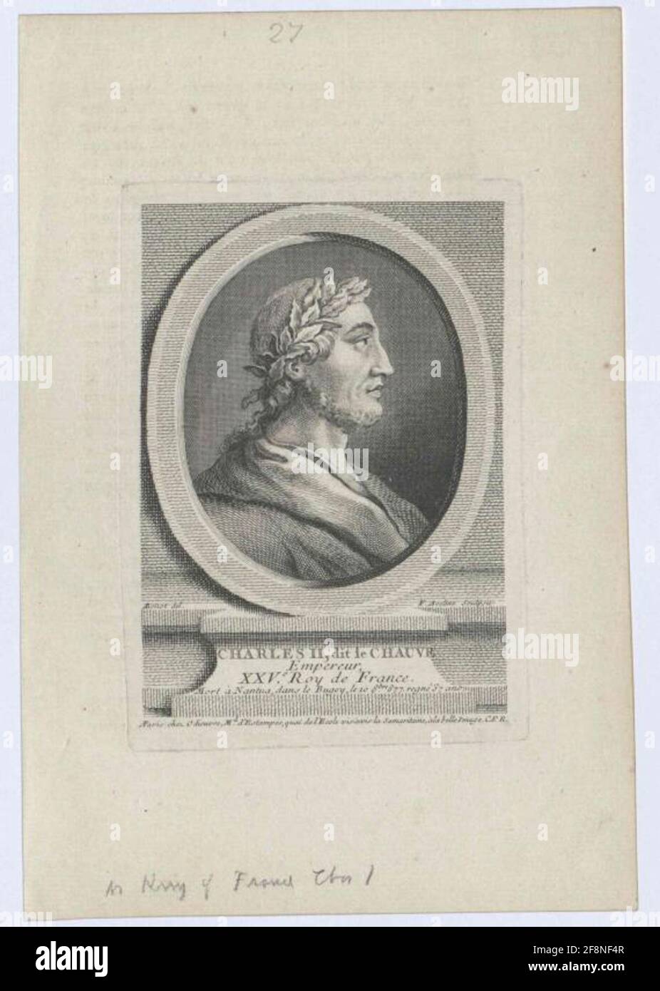 Karl II, the Kahle, Roman Emperor Stock Photo - Alamy