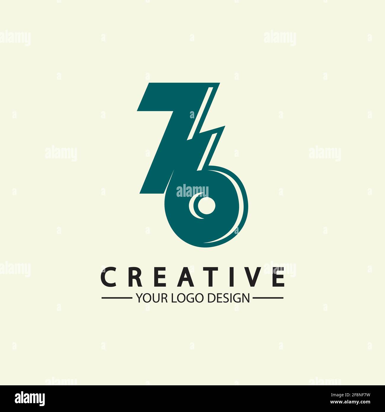 logo design number 76 image vector illustration Stock Vector Image ...