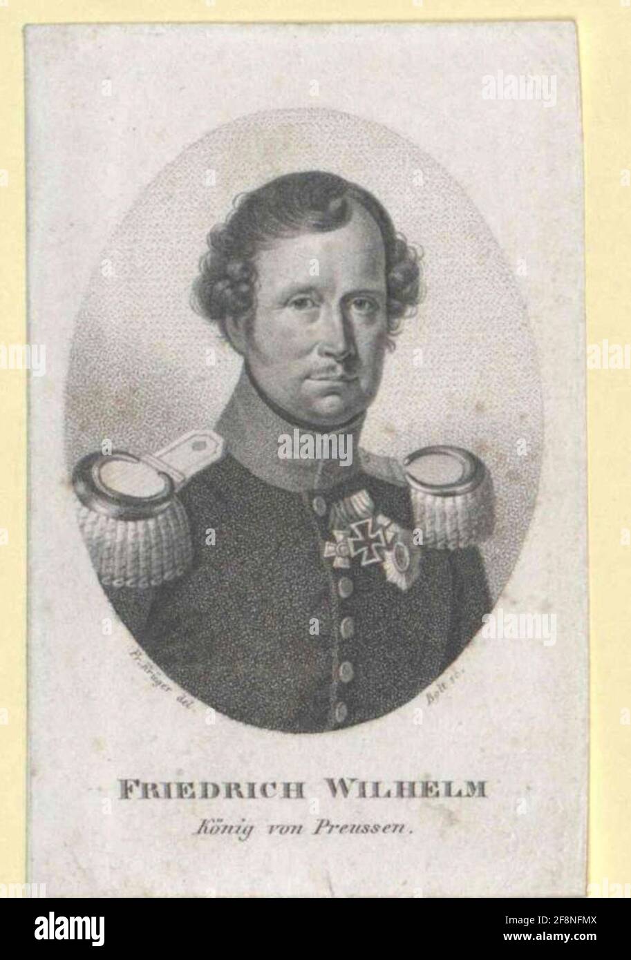 Friedrich Wilhelm III., King of Prussia Stock Photo - Alamy