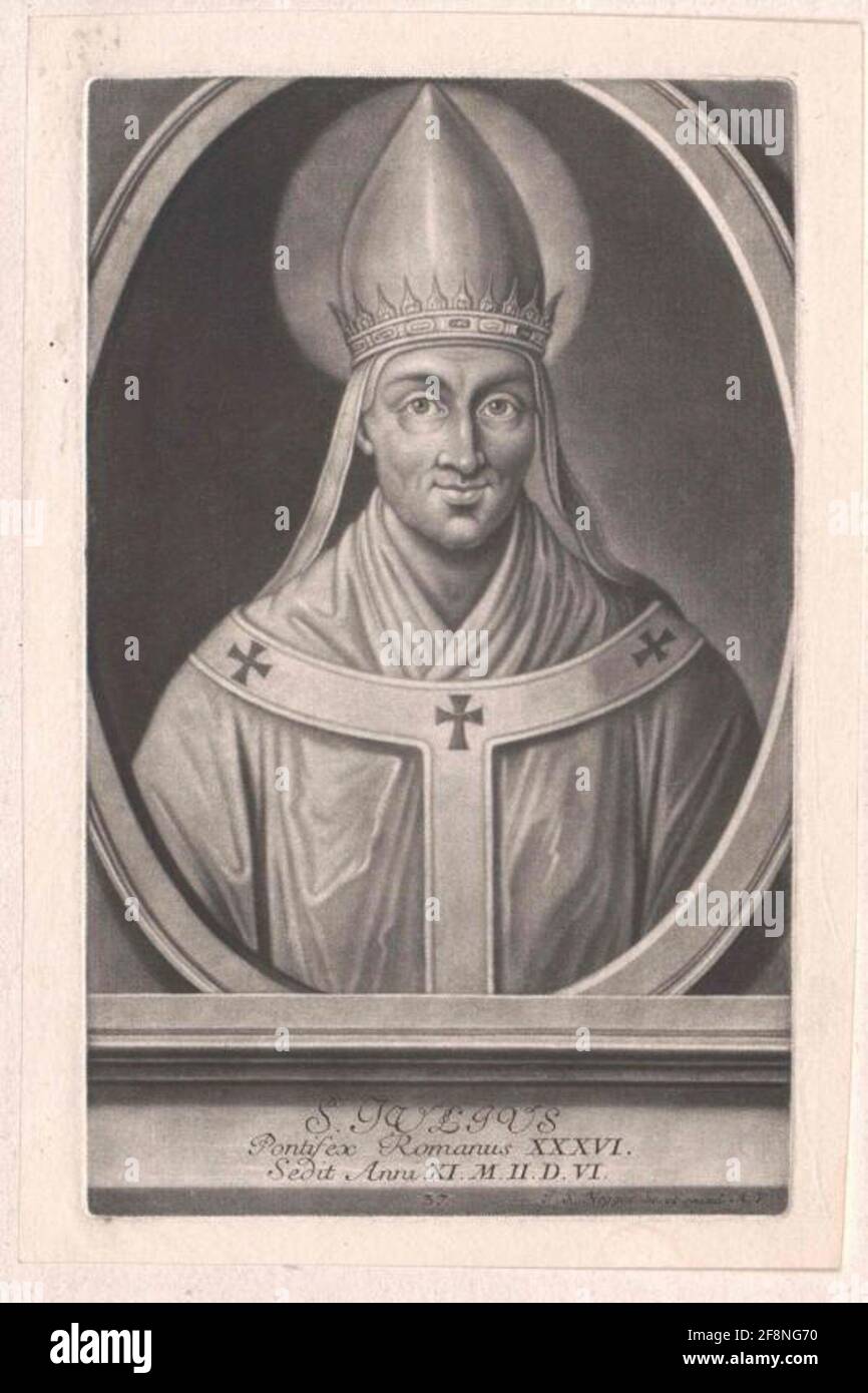 Julius I., papa Stock Photo - Alamy