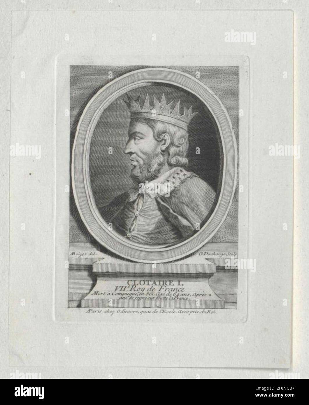 Chlothar I, King of Franconia Stock Photo - Alamy