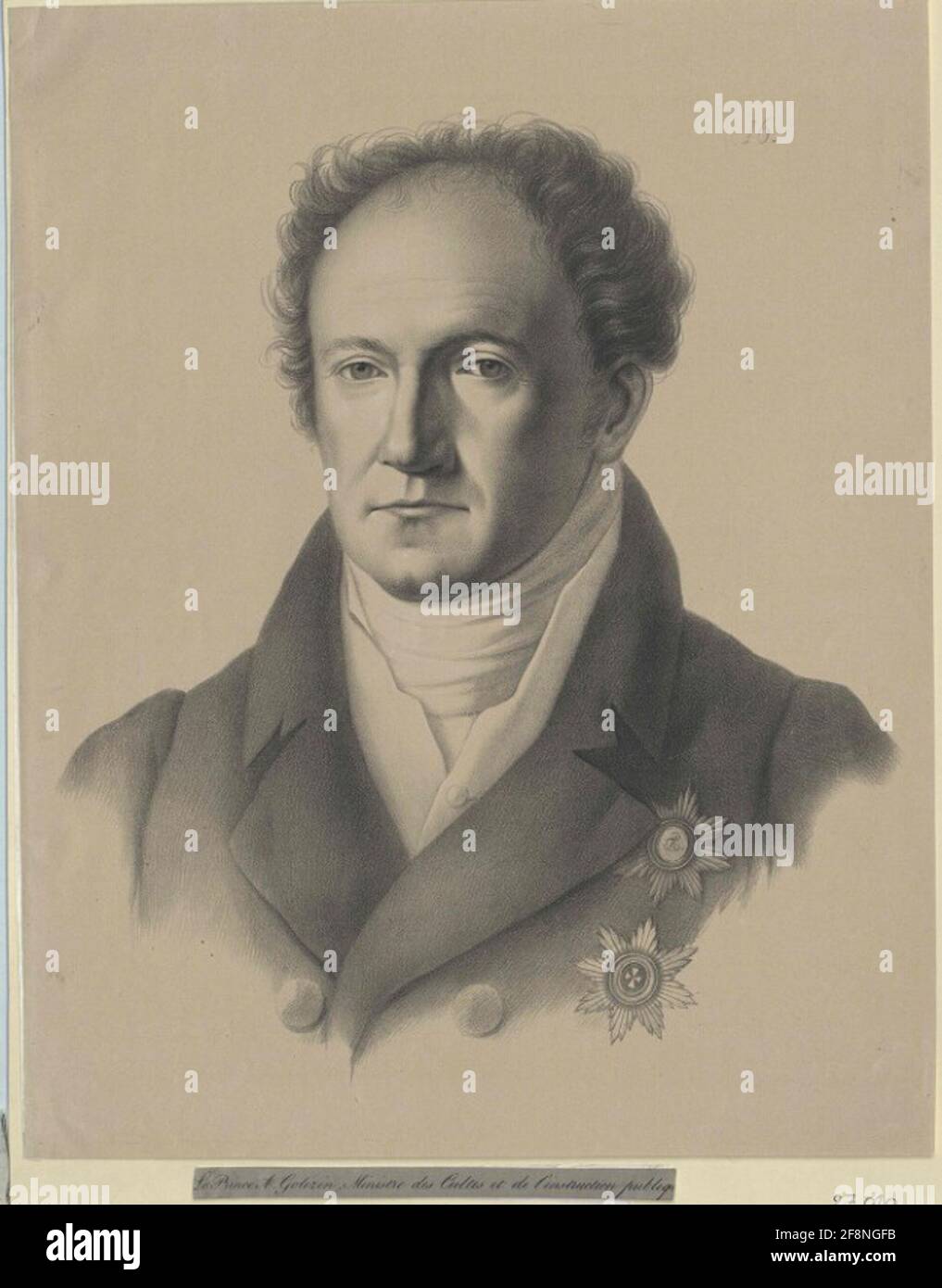 Galitzin, Alexander Nikolajewitsch Stock Photo - Alamy