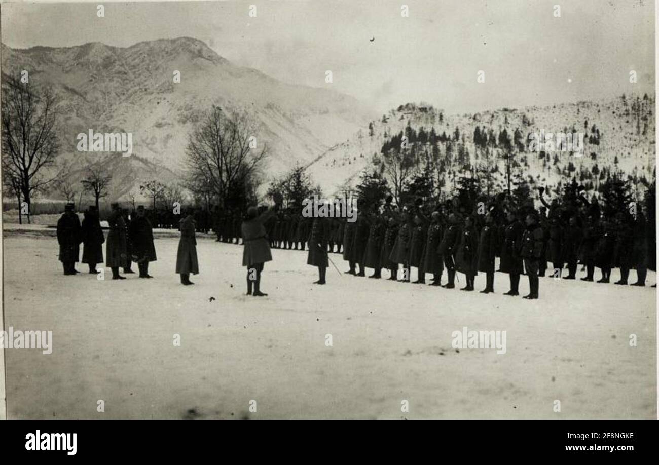 Kaiser Karl I: visit to Levico Exercise Square: Talking Archduke Eugen ...