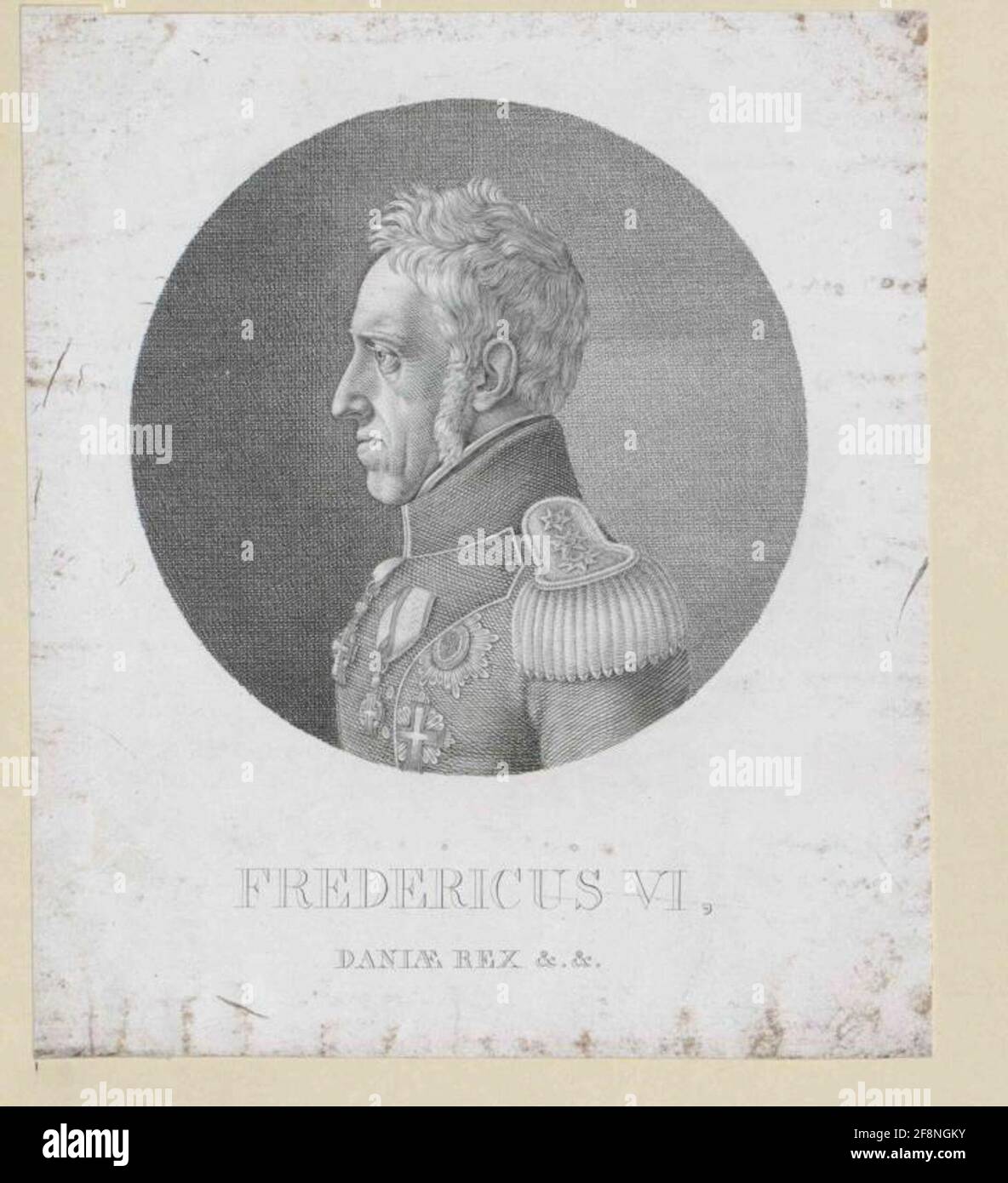 Frederick VI., King of Denmark Stock Photo - Alamy
