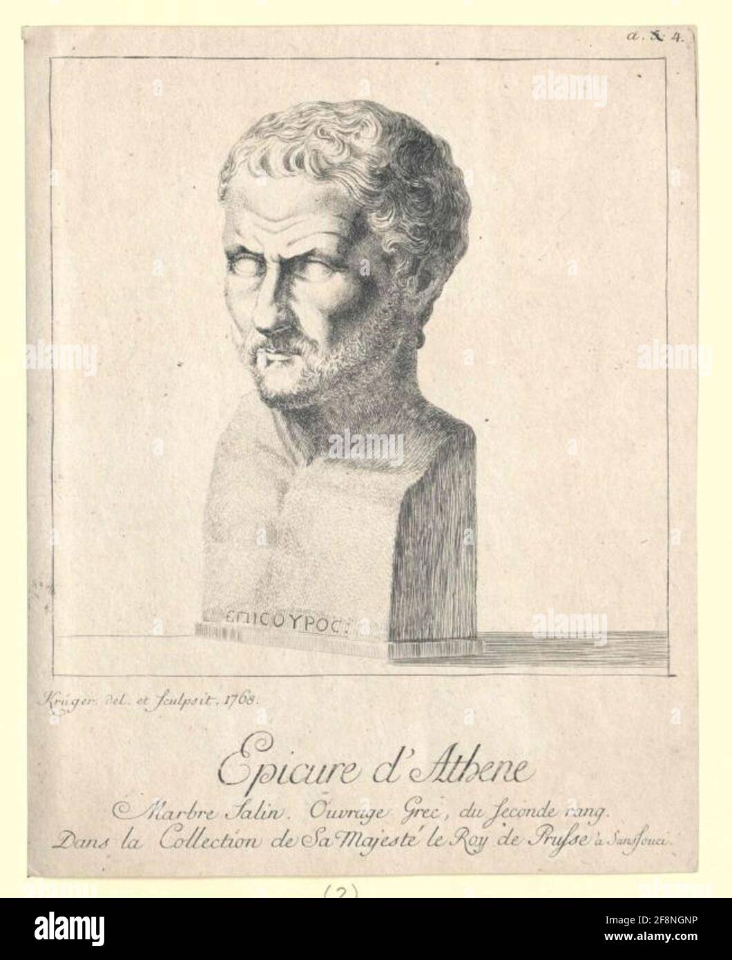 Epikur Draftsman: Kruger ,? Eraser: Krüger Stock Photo - Alamy