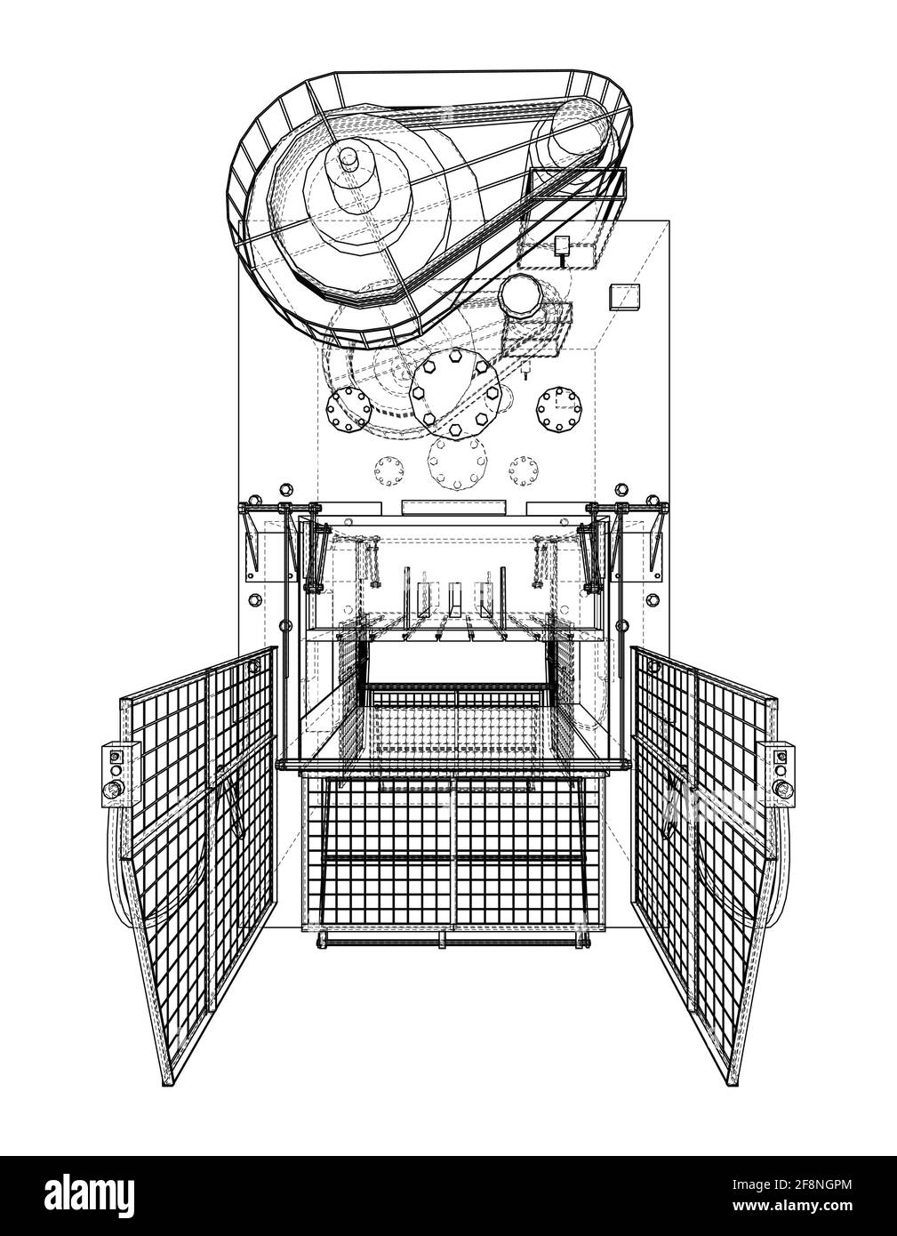 Powerful Press. Vector Stock Vector Image & Art - Alamy