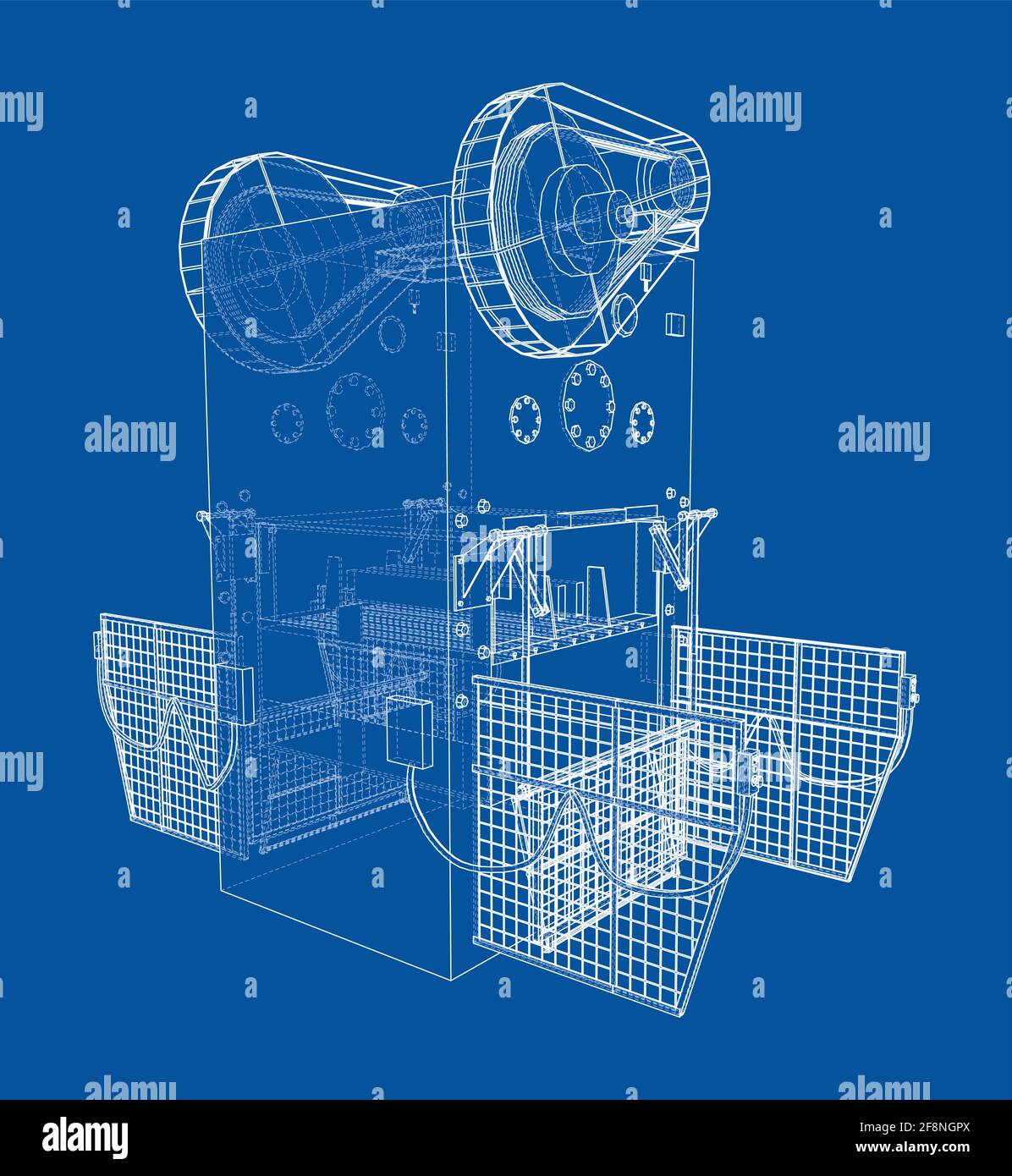 Powerful Press. Vector Stock Vector Image & Art - Alamy