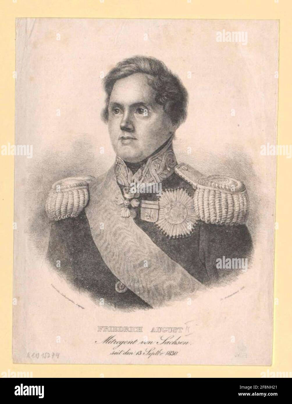 Friedrich August II, King of Saxony Stock Photo - Alamy