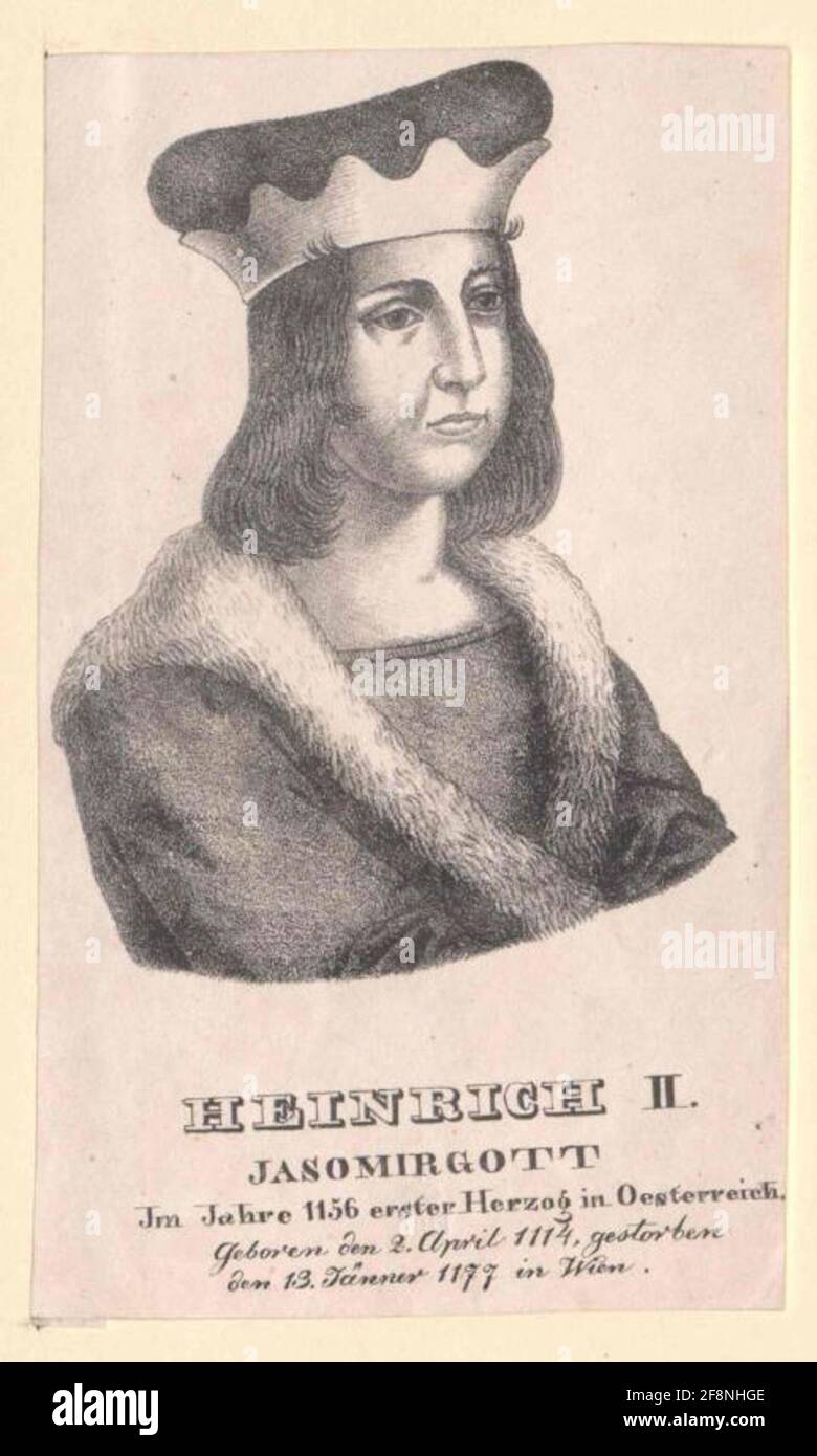 Heinrich ii jasomirgott hi-res stock photography and images - Alamy