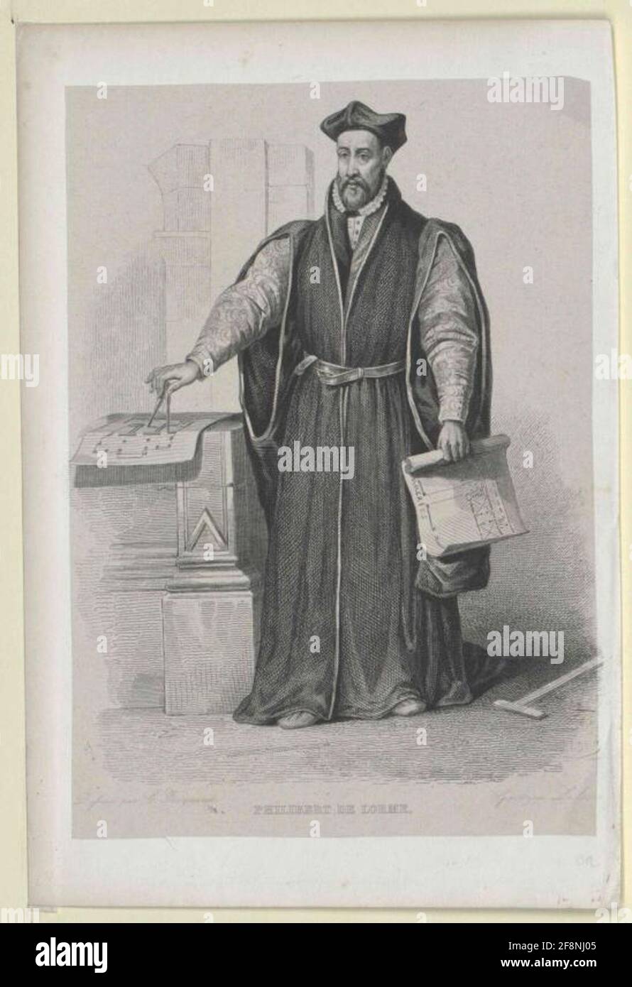 Lorme, Philibert of Stock Photo - Alamy