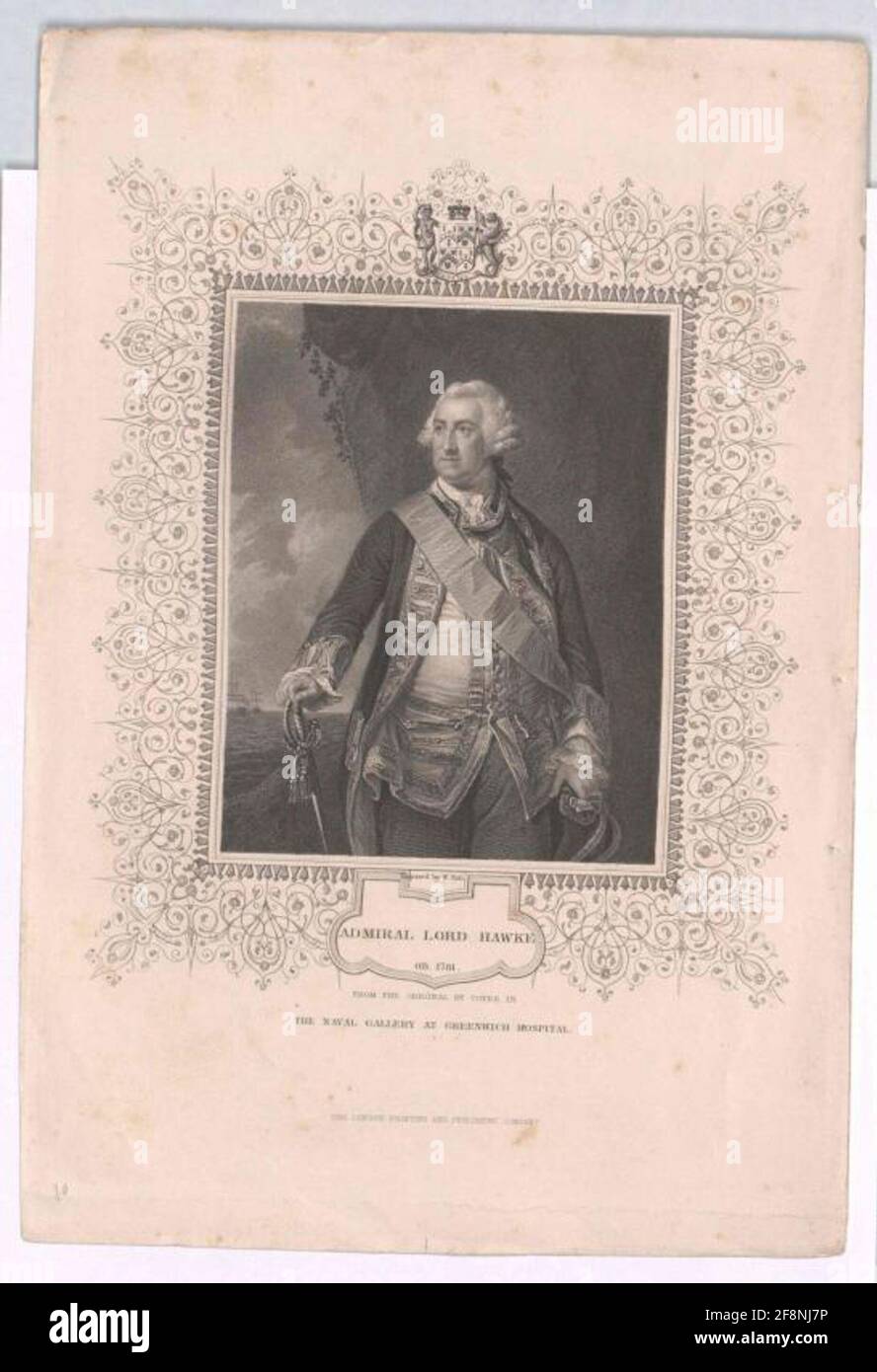 Hawke, 1. Baron Hawke, Edward Stock Photo - Alamy