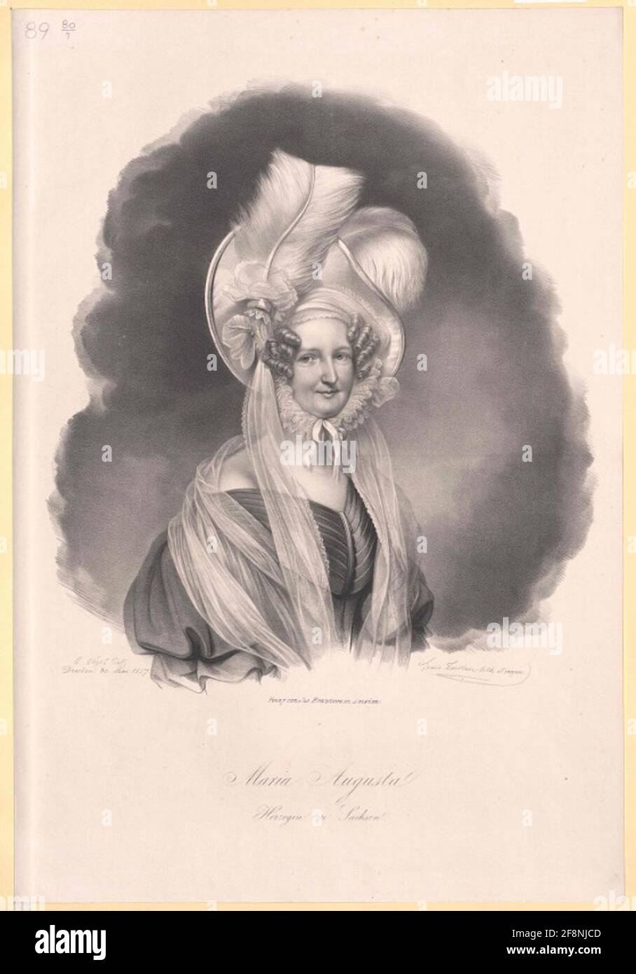 Auguste, Princess of Saxony Stock Photo - Alamy