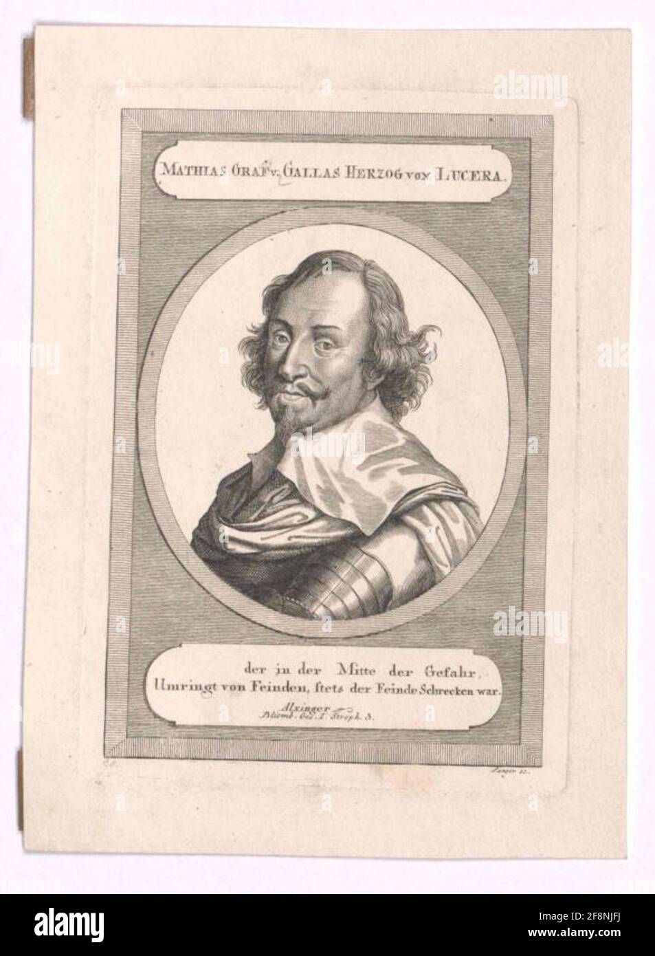 Gallas, Matthias Graf eraser: Langer, Peter omatent: 1771/1824 Stock ...