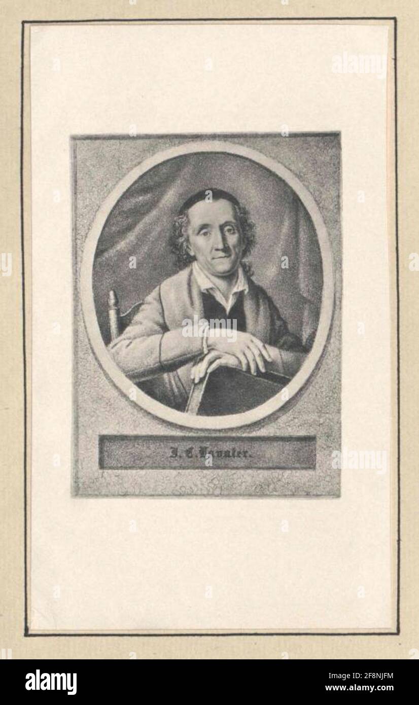 Lavater, Johann Kaspar Stock Photo - Alamy