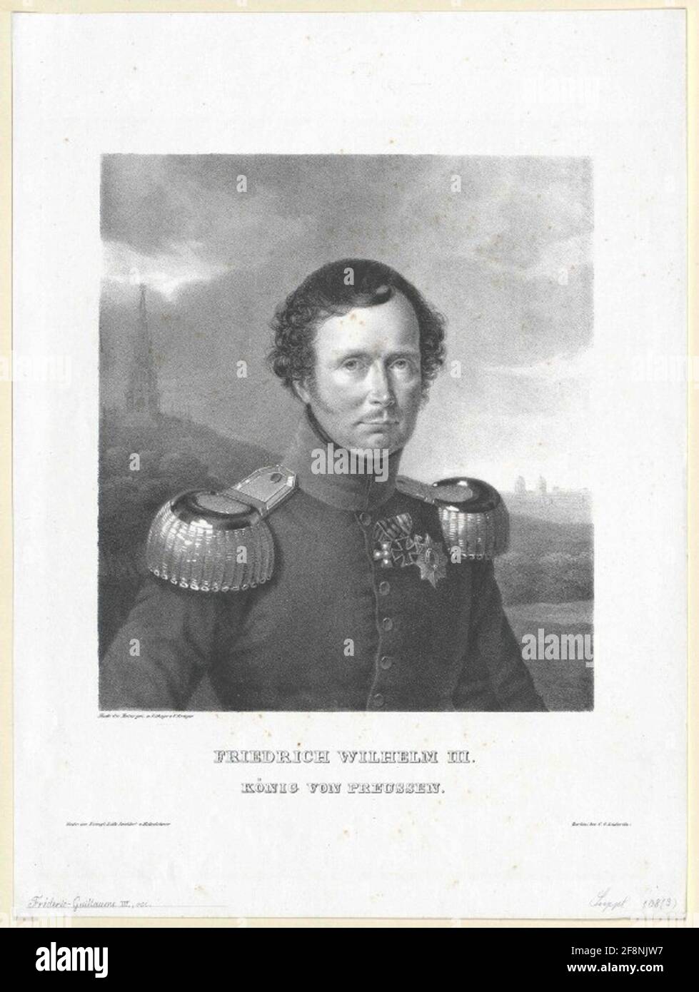 Friedrich Wilhelm III., King of Prussia Stock Photo - Alamy