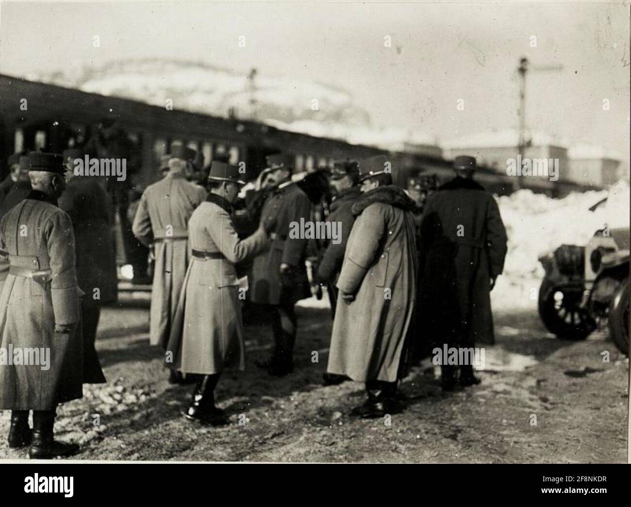 Emperor Charles I,. Visit to Trent: Departure Stock Photo - Alamy