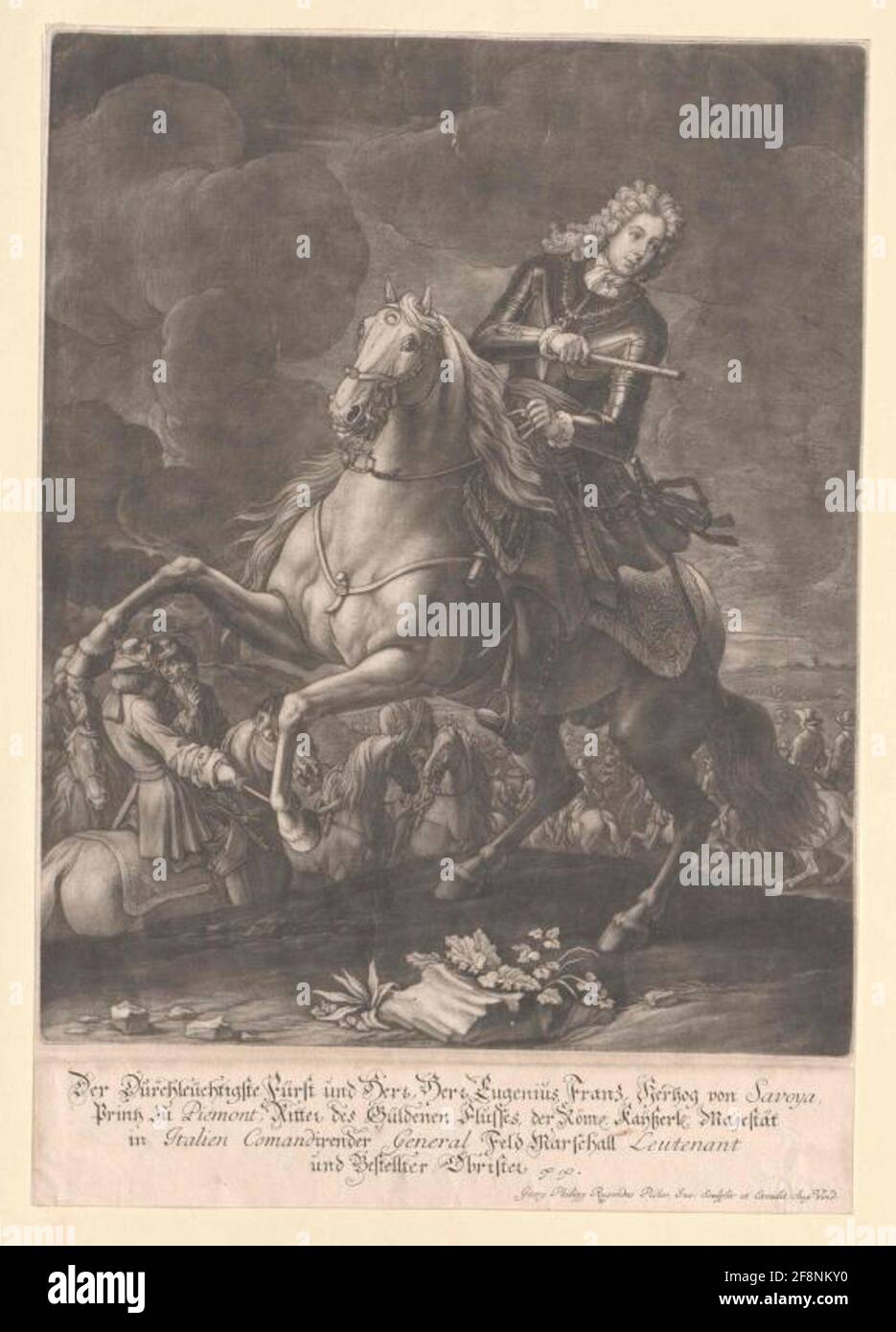 Eugen, Prince of Savoyen-Carignan Stecher: Rugendas, Georg Philipp (1 ...