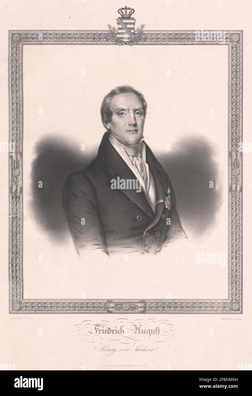 Friedrich August II, King of Saxony Stock Photo - Alamy