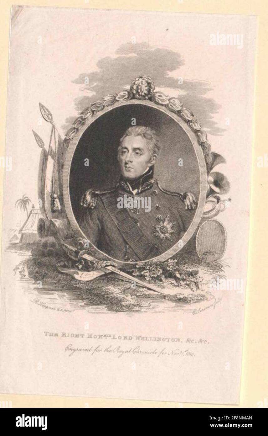 Wellington, Arthur Wellesley Duke of Stock Photo - Alamy