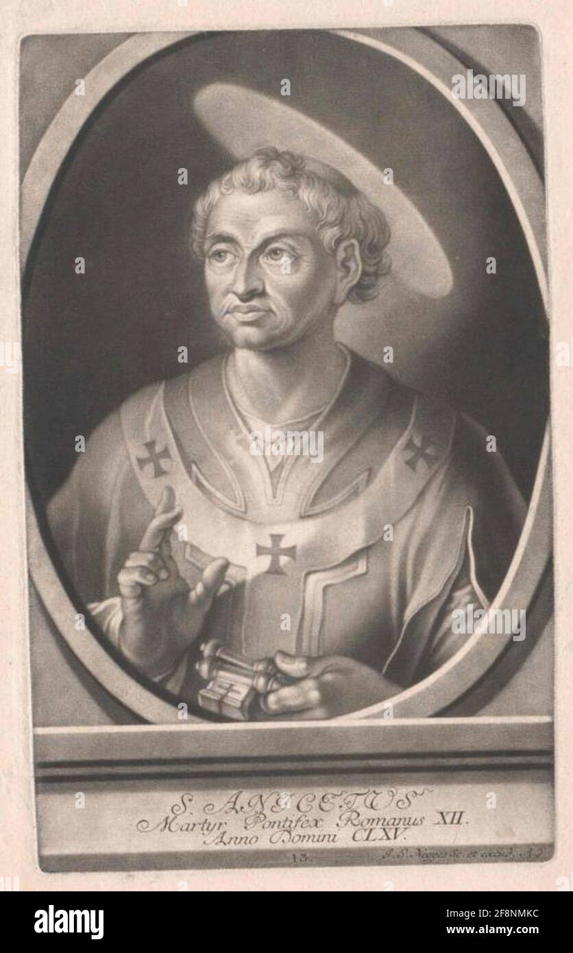 Anicetus, papa Stock Photo - Alamy