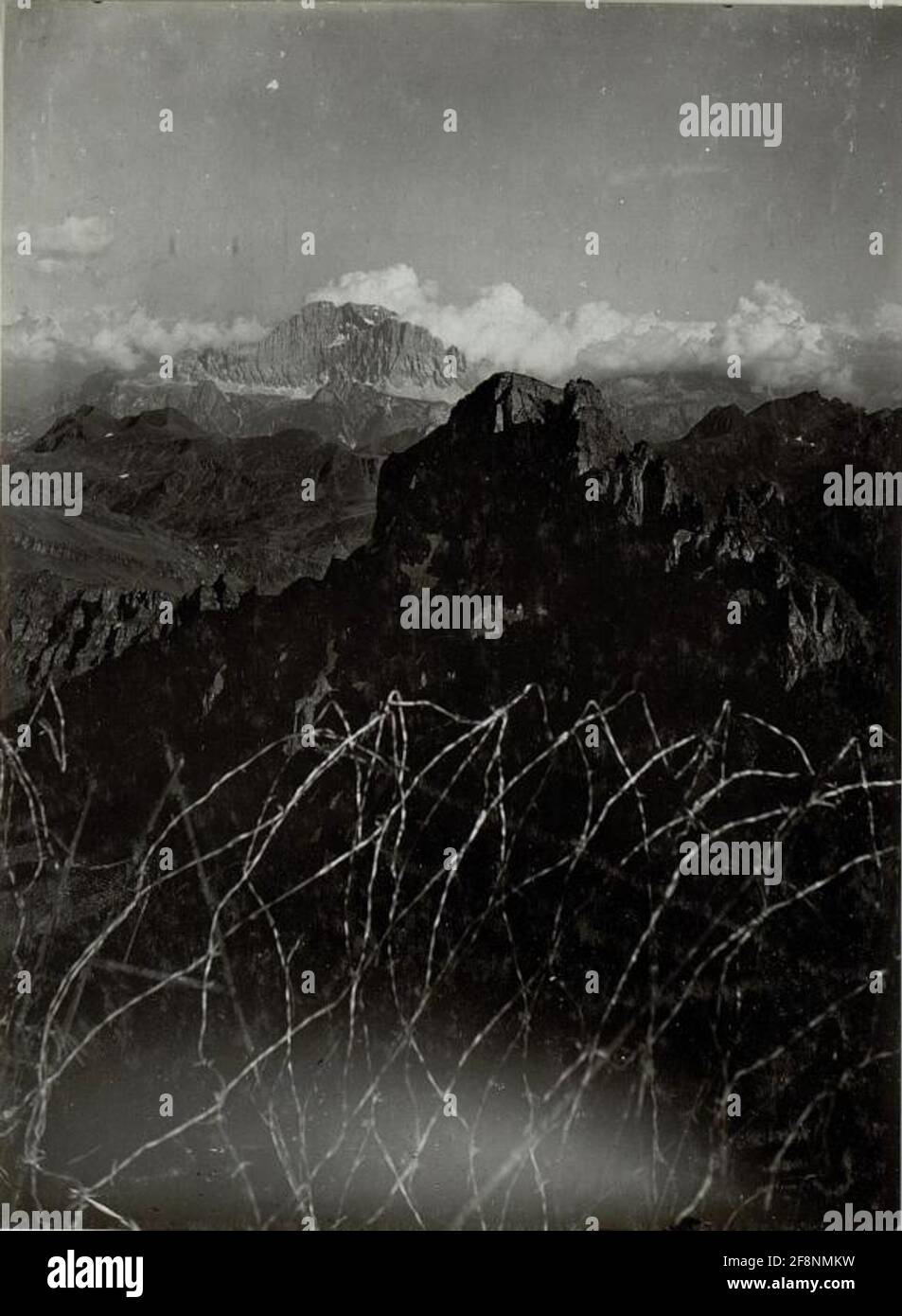 Monte Padon from the Mezzodi Cross Stock Photo - Alamy