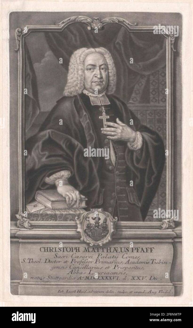 Pfaff, Christoph Matthew Stecher: Haid, Johann Jakob Stock Photo - Alamy