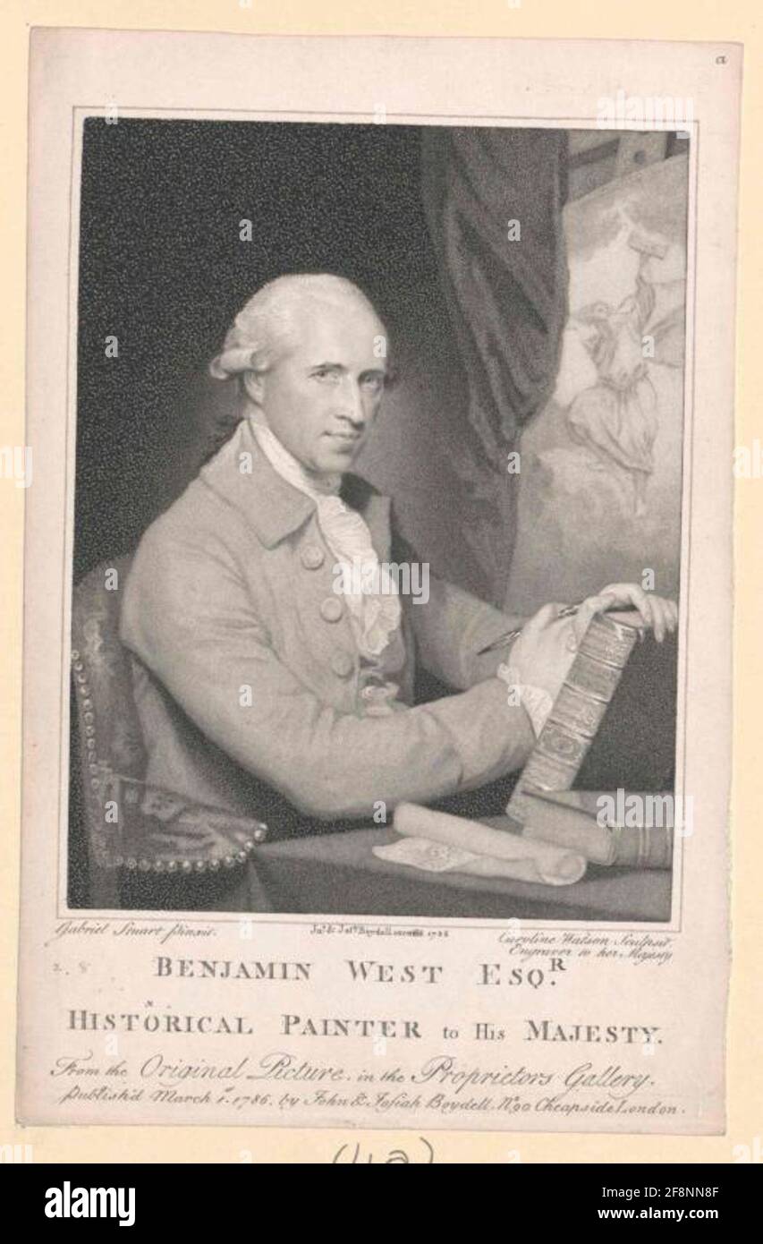 West, Benjamin Eraser: Watson, Caroline (1760) Publisher: J. & J ...