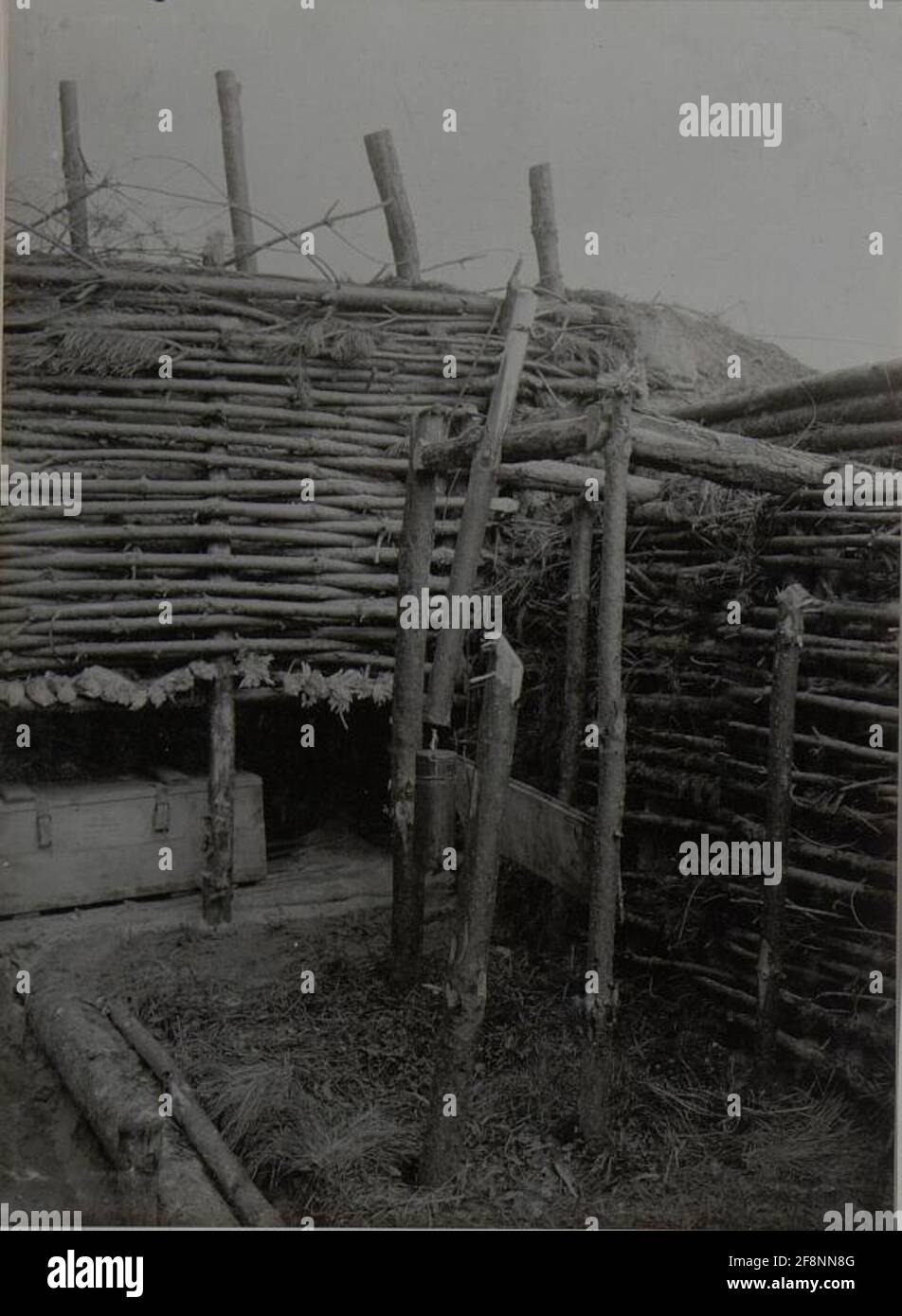 Hand grazing racket and alarm gong in the detour trench Stock Photo - Alamy