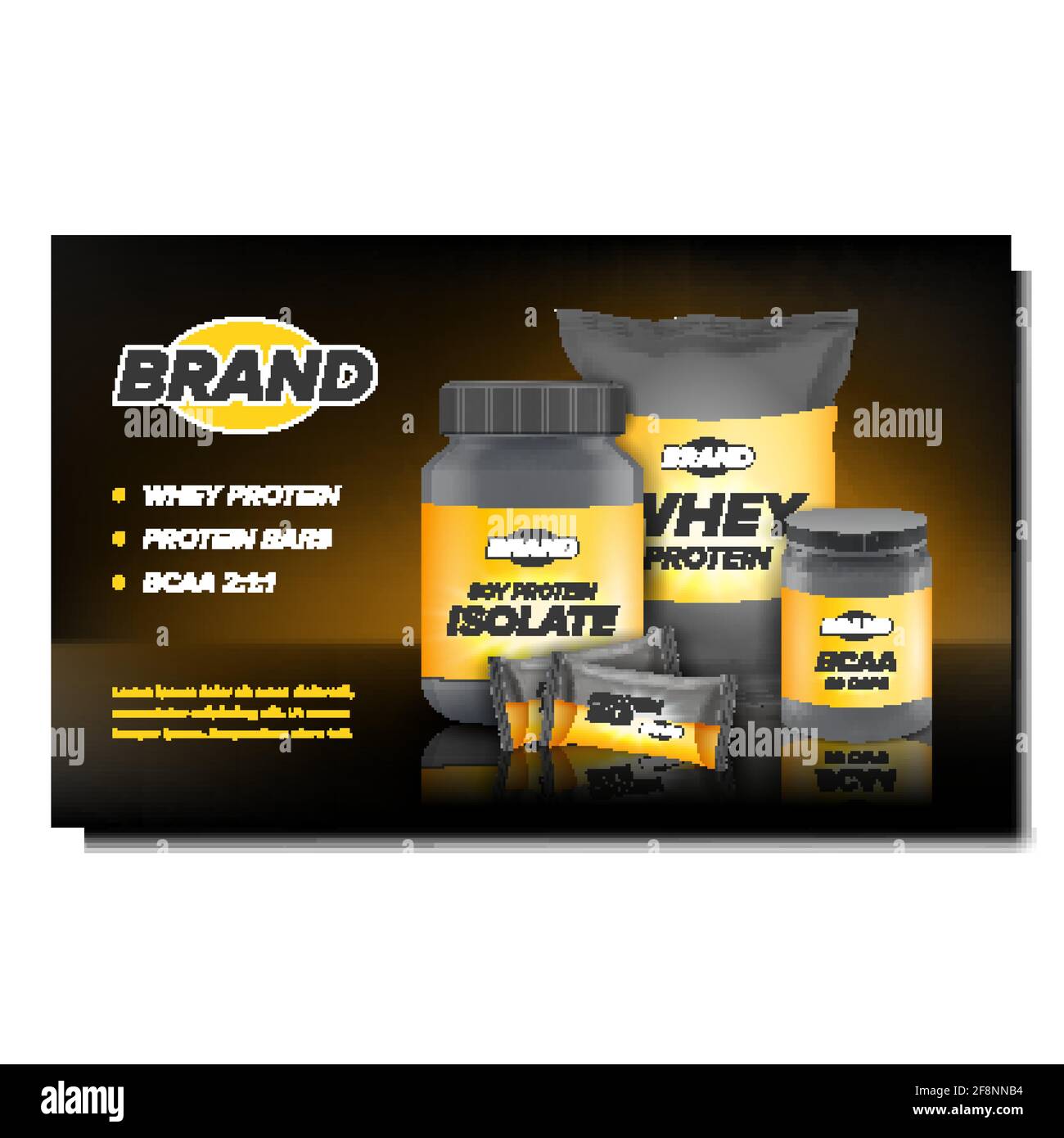 Vitamin supplements label Stock Vector Images - Alamy