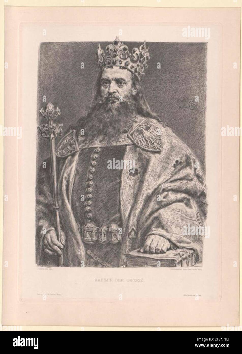 Kasimir III., The Great King of Poland Stock Photo - Alamy