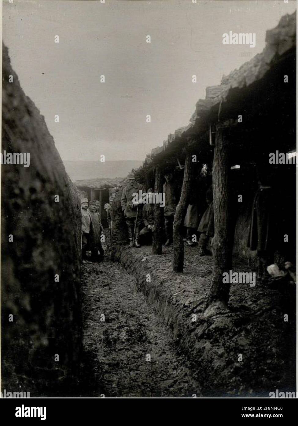 In the trench of the field hunter battalion 4 southeast of Malin, on 3 ...