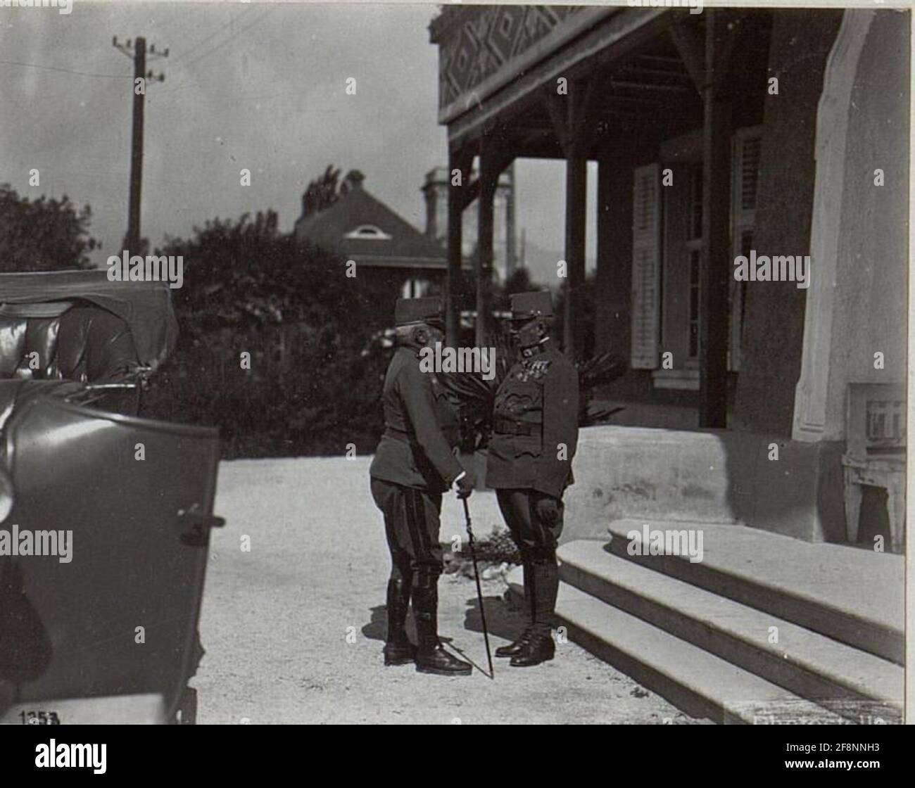 Levico. Archduke Friedrich at the 11th Army Command Stock Photo - Alamy