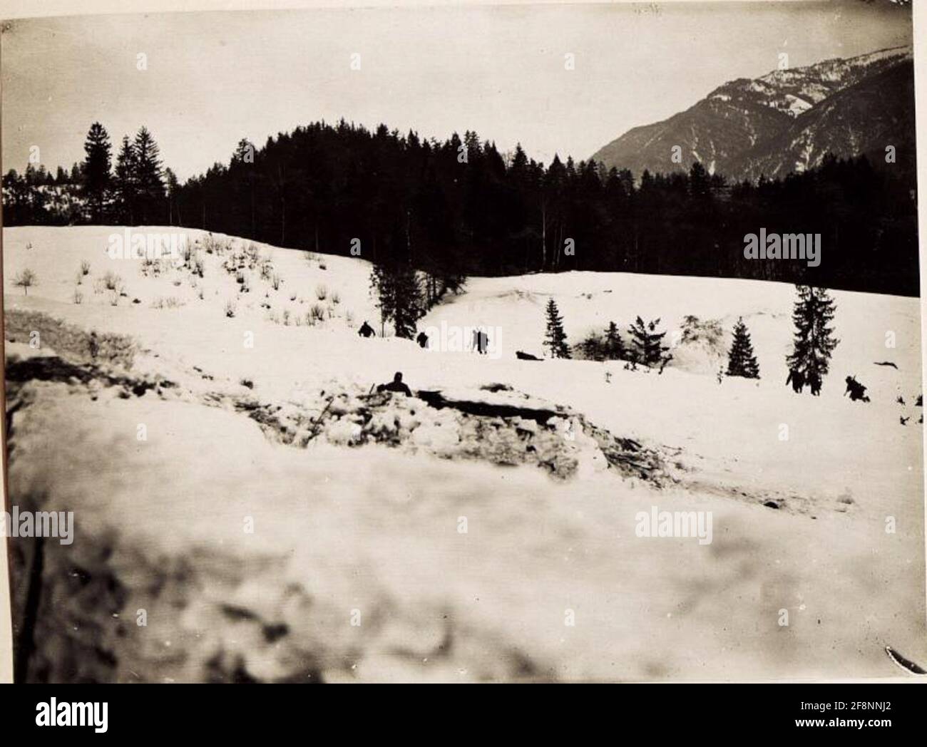 Attack on the machine gun. 22 / 2,1917 Stock Photo - Alamy