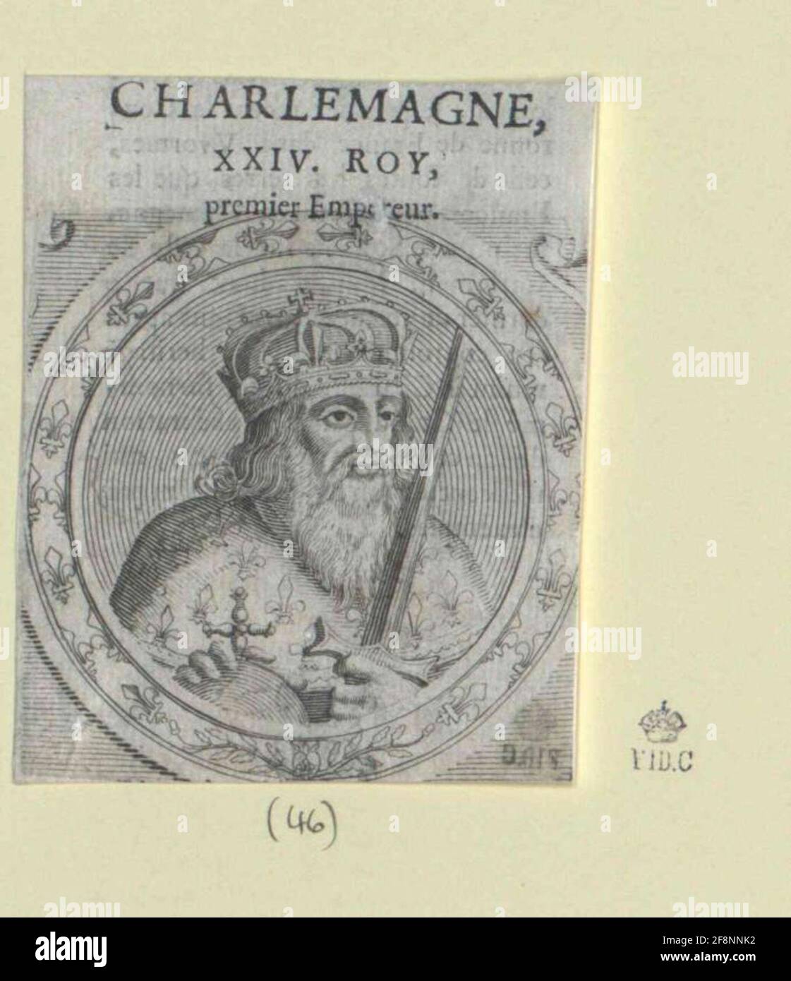 Karl I, the big, Roman emperor Stock Photo - Alamy