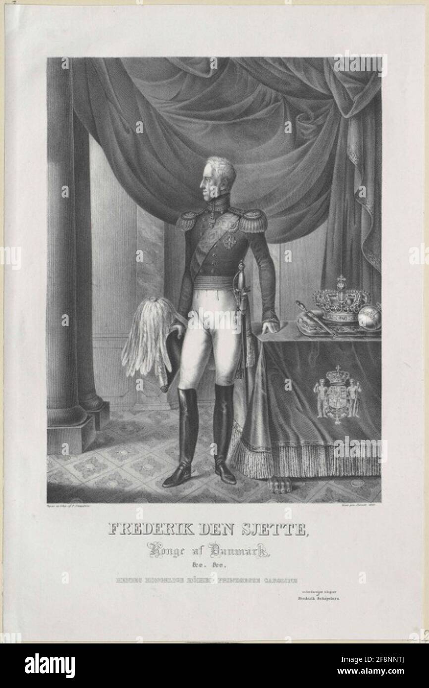 Frederick VI., King of Denmark Stock Photo - Alamy