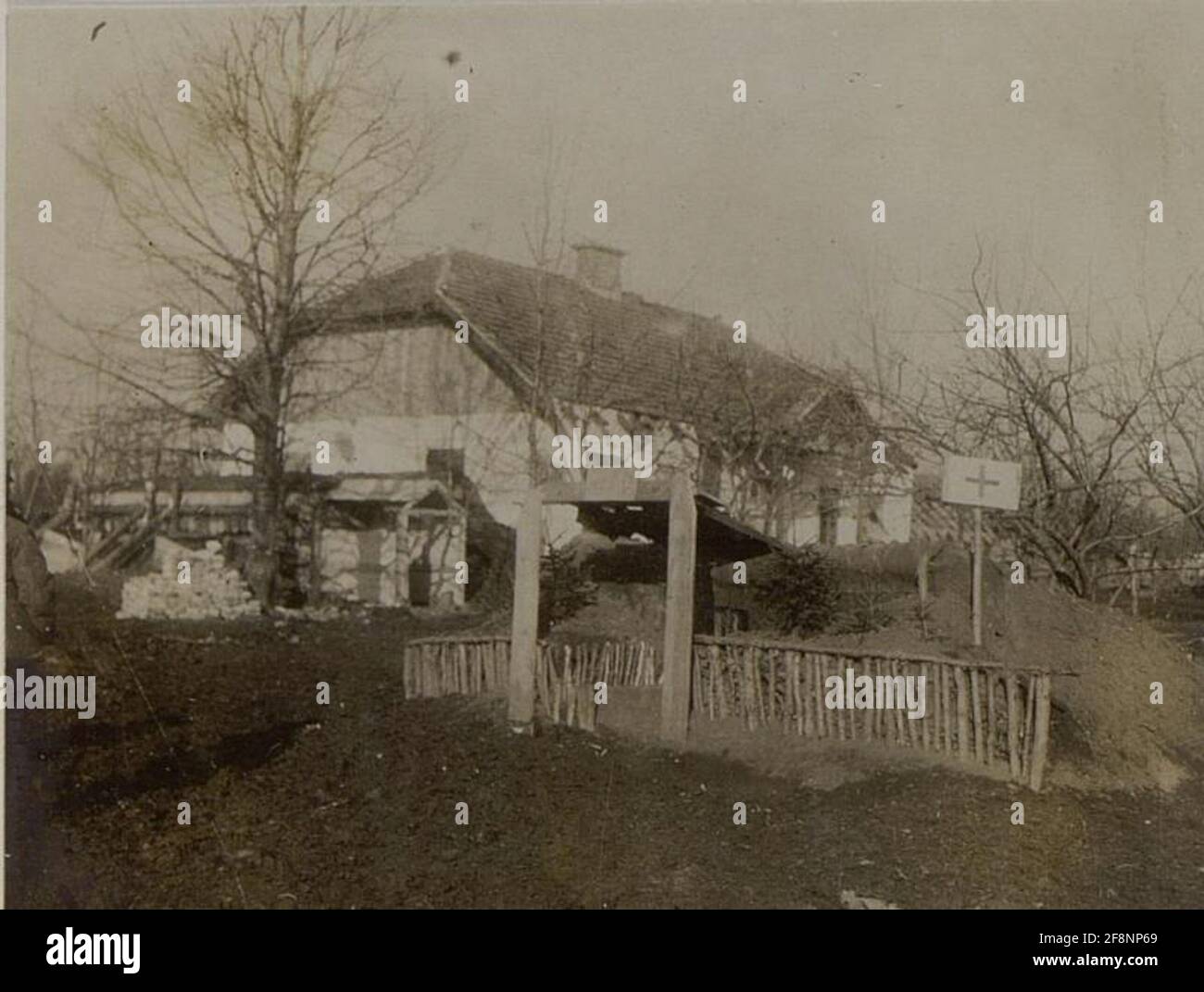 Auxiliary Square l. In the forest Wygoda Stock Photo - Alamy