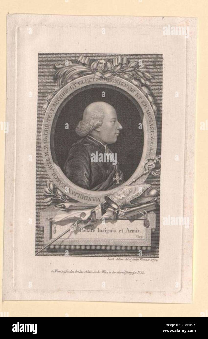 Maximilian Franz, Archduke of Austria Stock Photo - Alamy