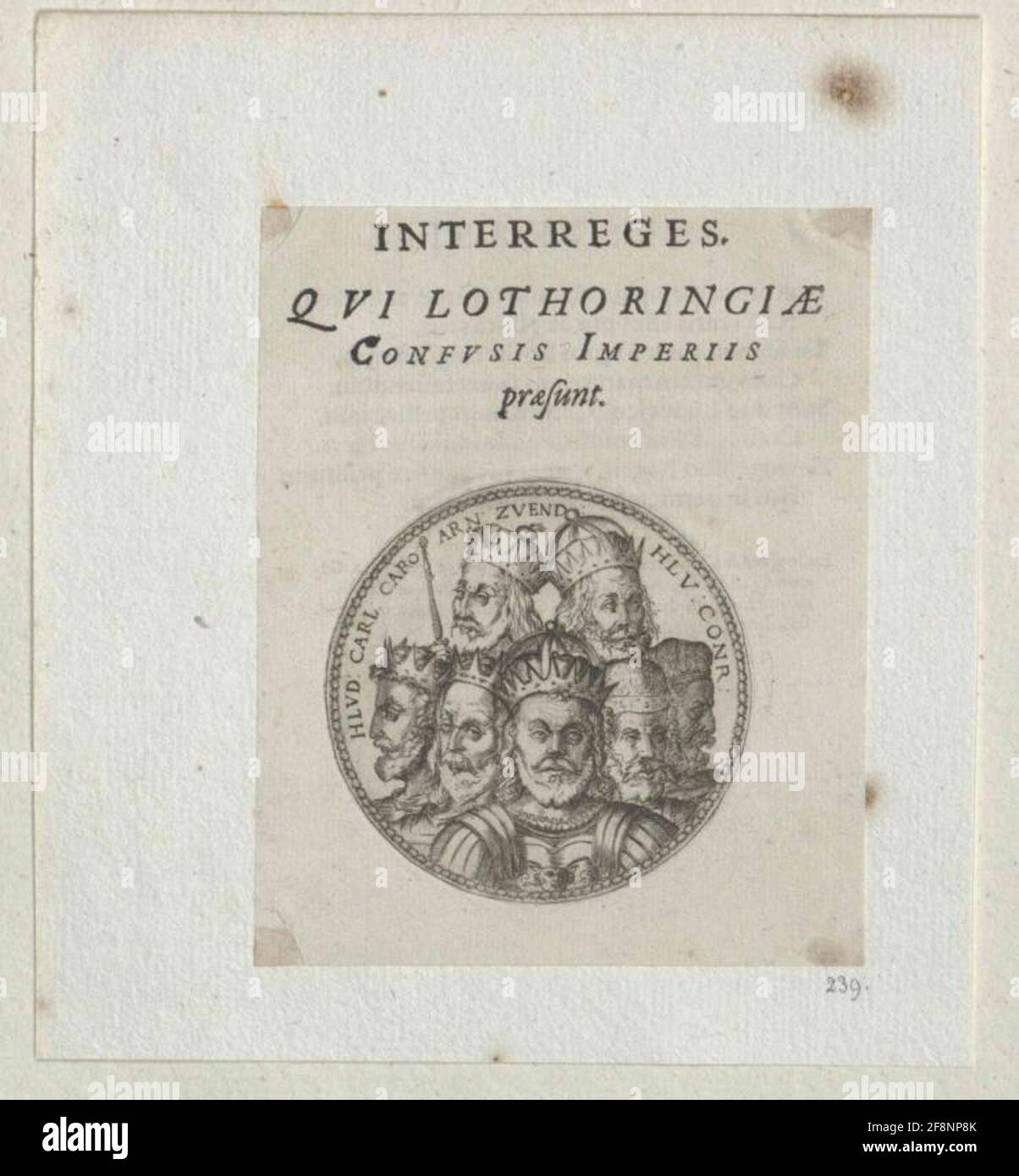 Ludwig I, the religious, Roman emperor Stock Photo - Alamy