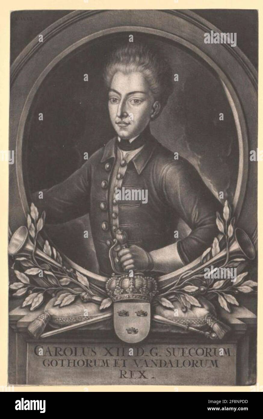 Karl Xii., King of Sweden Stock Photo - Alamy