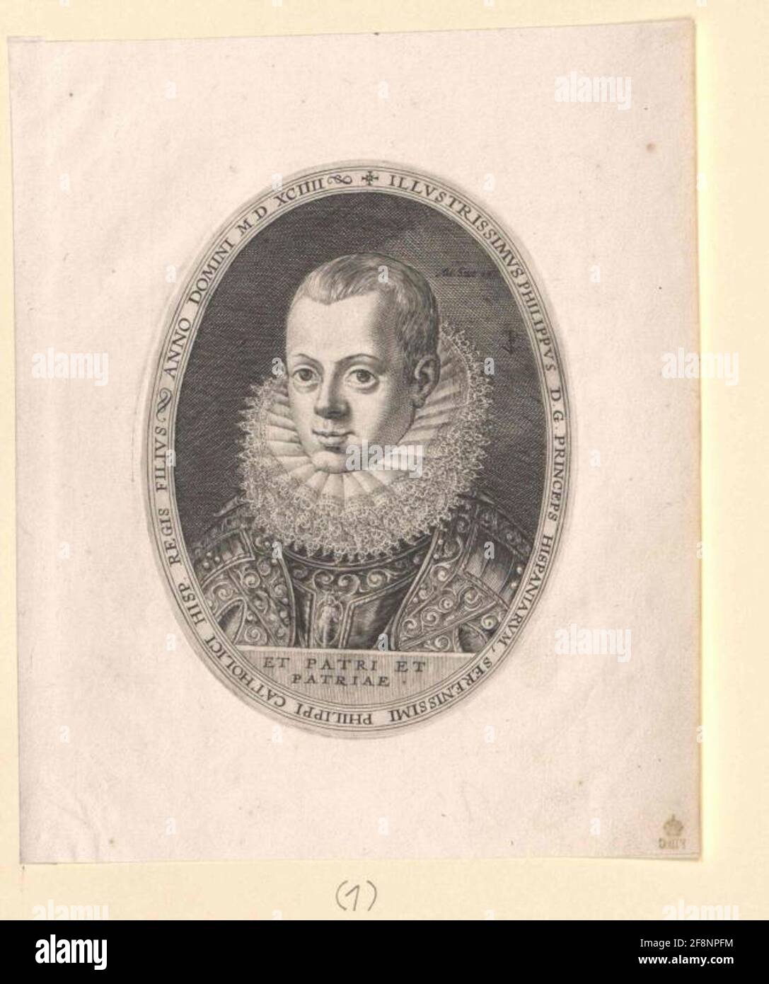 Philipp III., King of Spain Stecher: Passe, Crispyn DE (1 Stock Photo ...