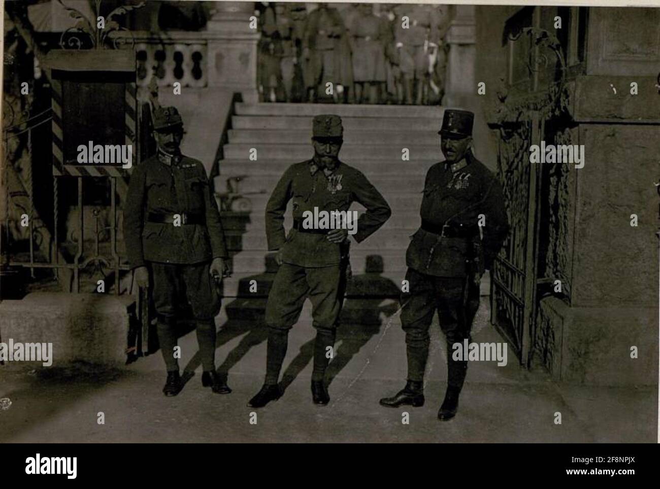 Visit of Archduke Heinrich, Archduke Peter and Archduke Josef Ferdinand ...