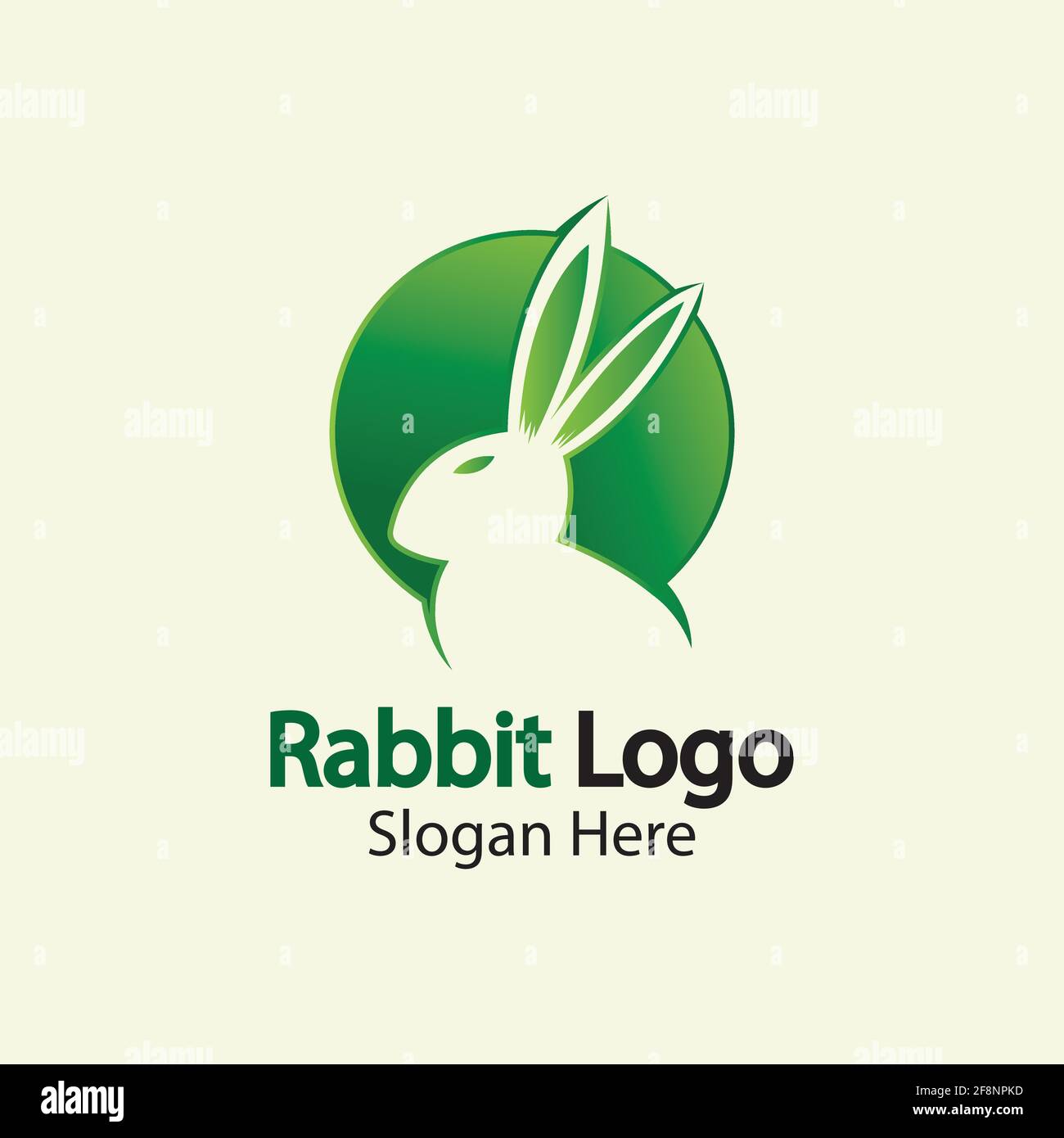 Rabbit Logo template vector icon illustration design Stock Vector Image ...