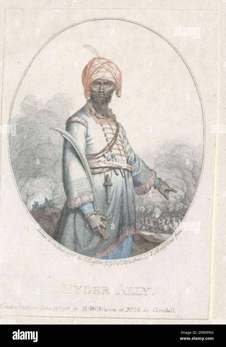 Haidar Ali, Sultan by Mysore Stock Photo - Alamy