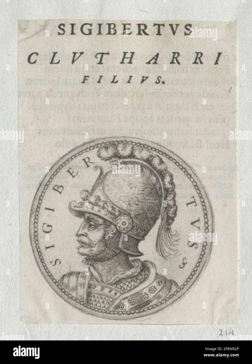 Sigibert I, King of Franconia Stock Photo - Alamy